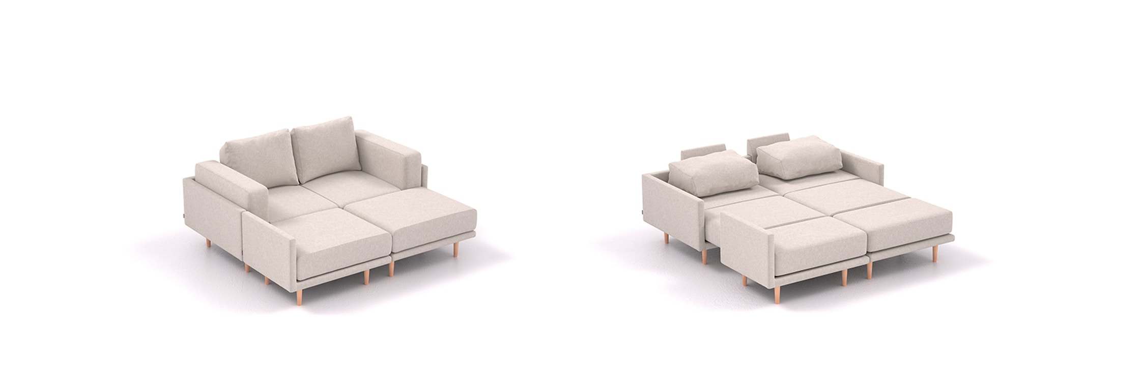 Sofás Modulares FEYDOM | Versáteis e Personalizáveis